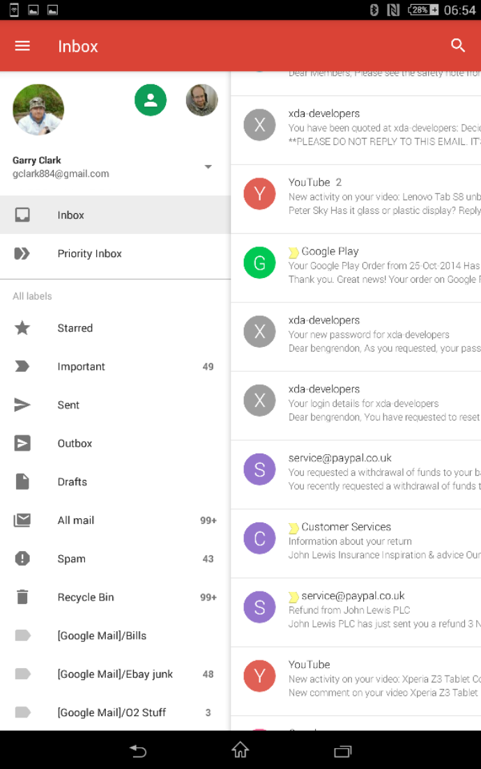 Gmail gets to update to Material design - Coolsmartphone