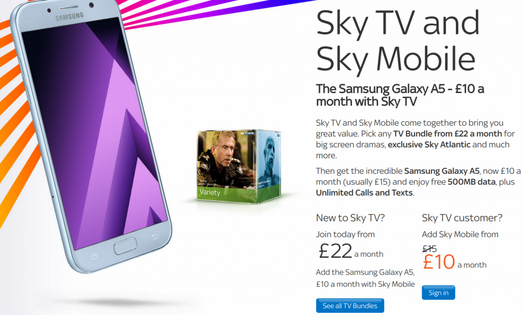 Sky Mobile - New £35 deal for bundled Sky TV and a mobile - Coolsmartphone
