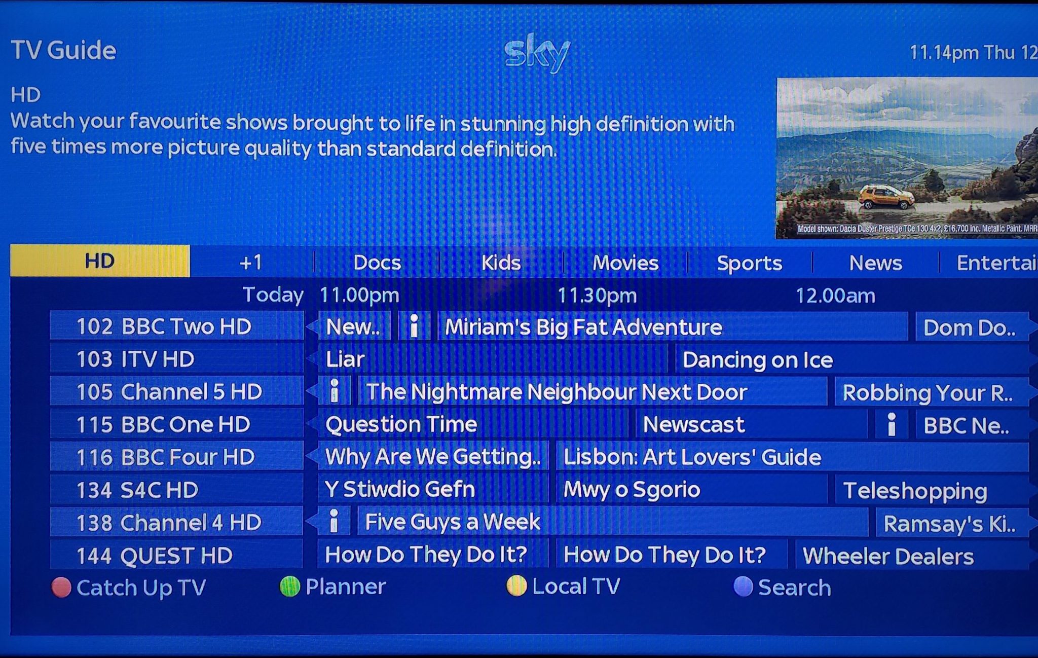 Ditching Sky. What you're left with after the subscription ends ...